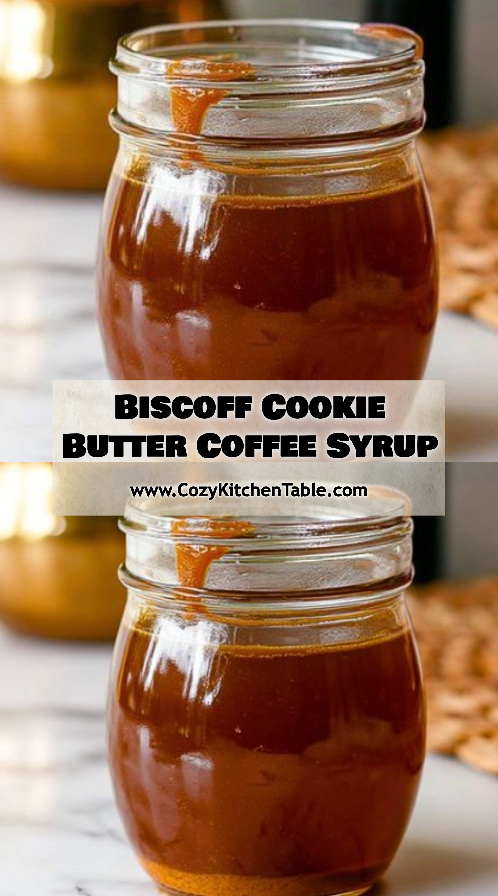 Biscoff Cookie Butter Coffee Syrup