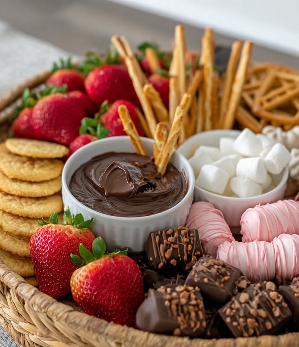 Chocolate Strawberry Platter
