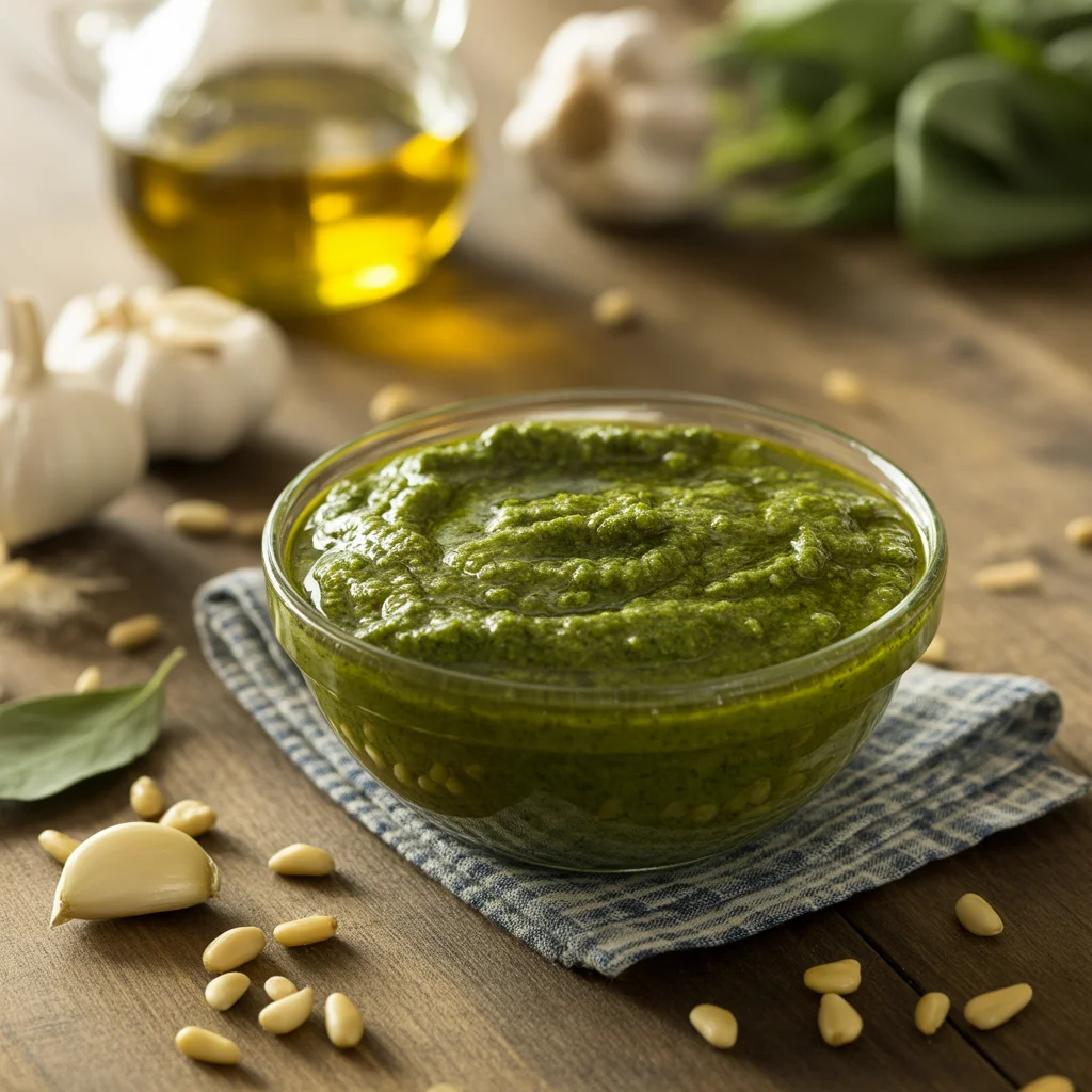 Salsa Pesto Genovese: Un Sapore della Tradizione Italiana