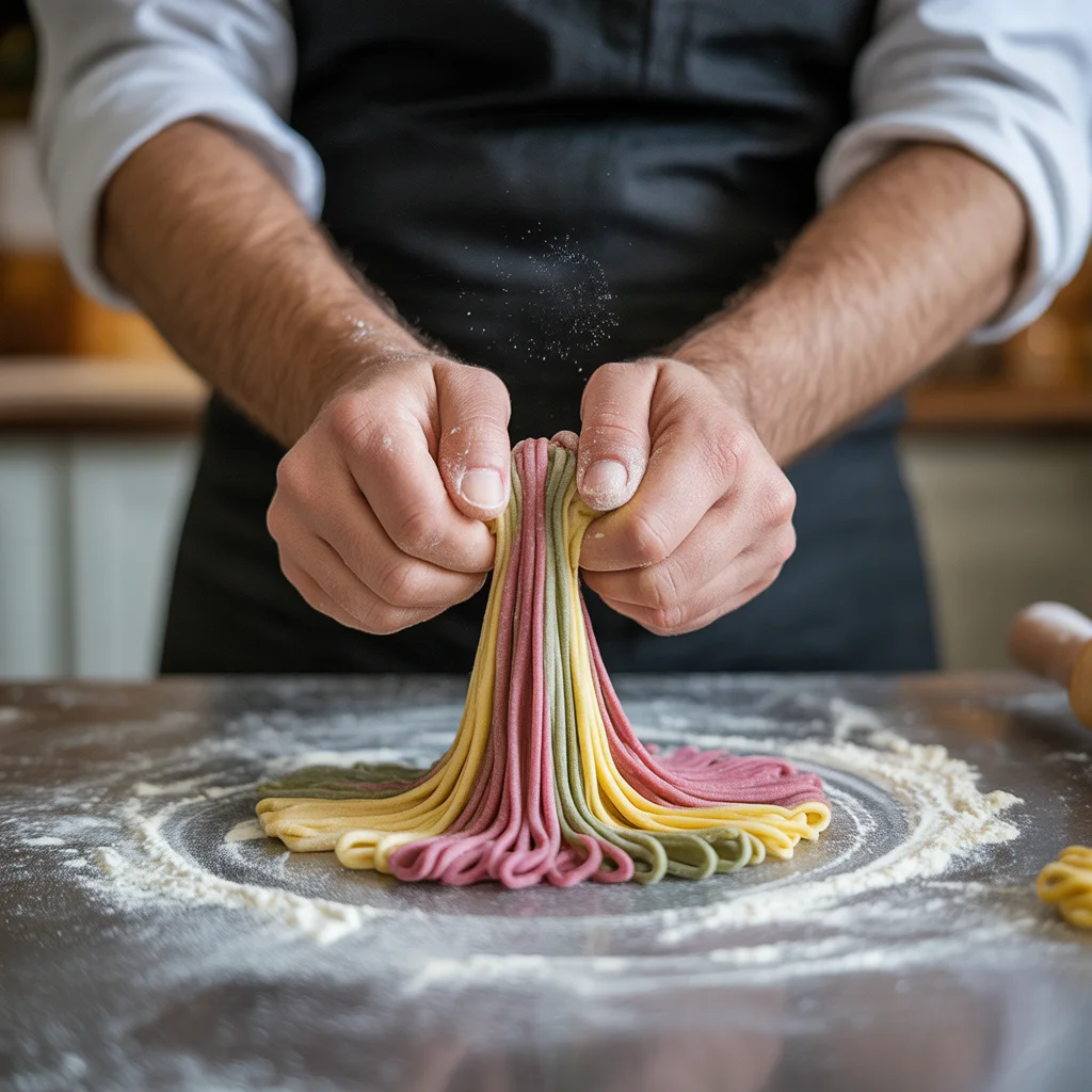 Colora la tua tavola con la Pasta Colorata Naturale!