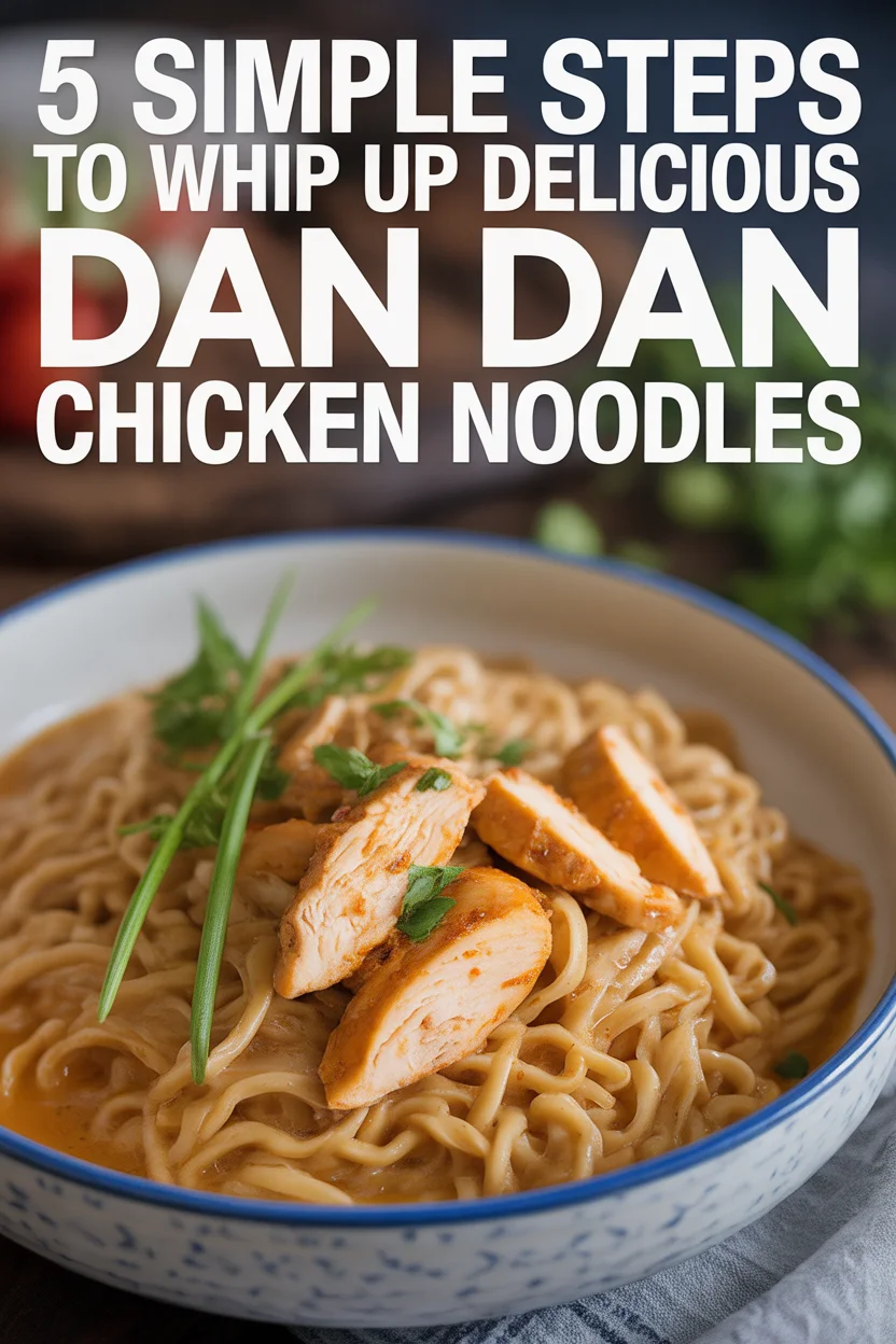 5 Simple Steps to Whip Up Delicious Dan Dan Chicken Noodles