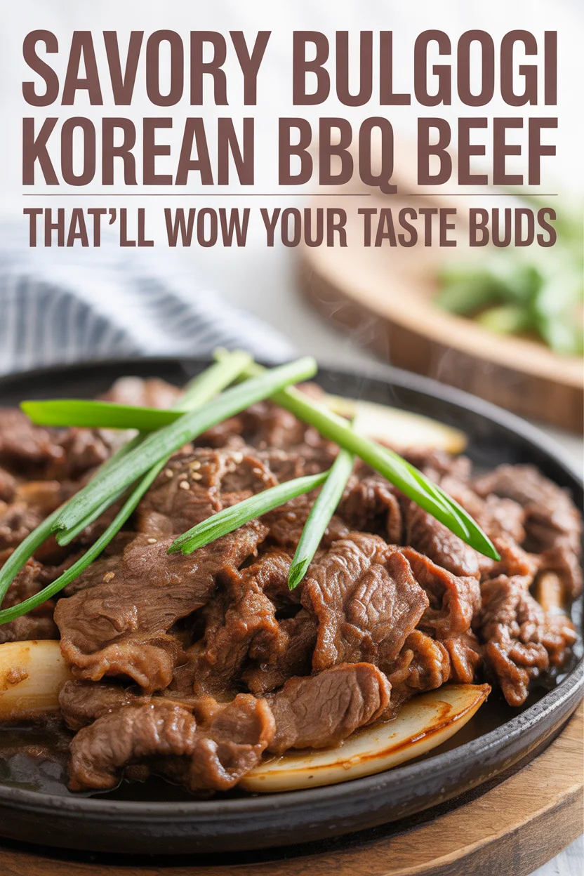 Savory Bulgogi Korean BBQ Beef That'll Wow Your Taste Buds